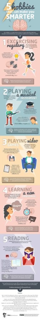 Food infographic - 5 Hobbies That Will Make You Smarter [Infographic ...