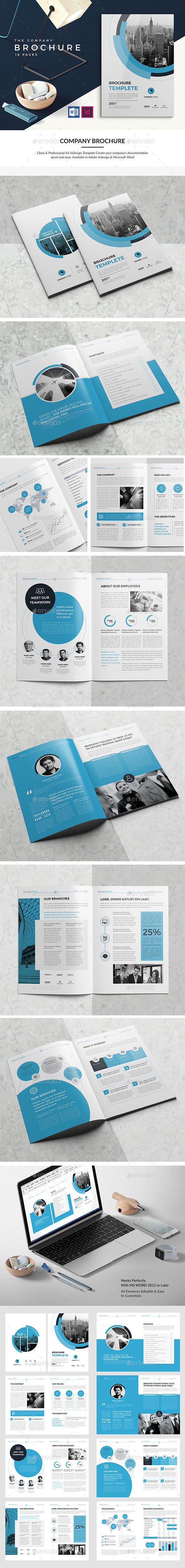Business infographic : CO Brochure 16 Pages — InDesign INDD #creative # ...