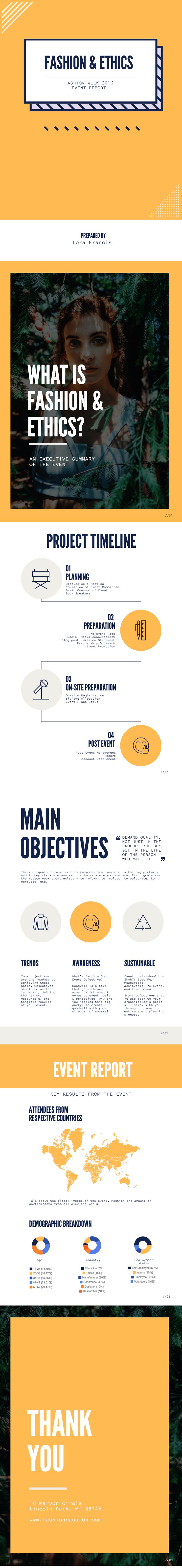 Fashion infographic : If you’re looking to create a well-styled report ...