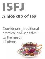 Psychology : Psychology infographic and charts ISFJ – cup of tea ...