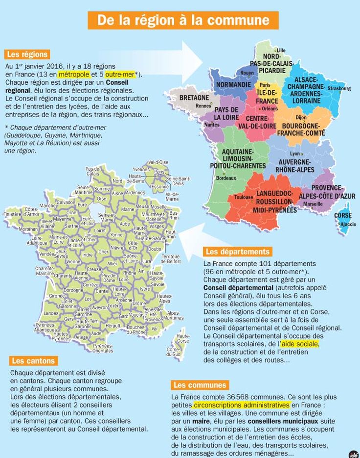 Science infographic – De la région à la commune | InfographicNow.com ...
