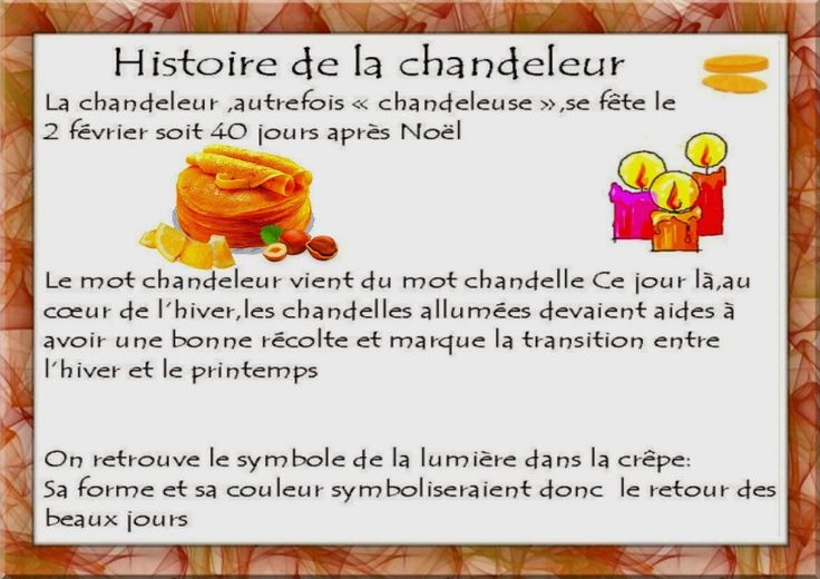 Educational infographic : La Chandeleur est une fête de France ...