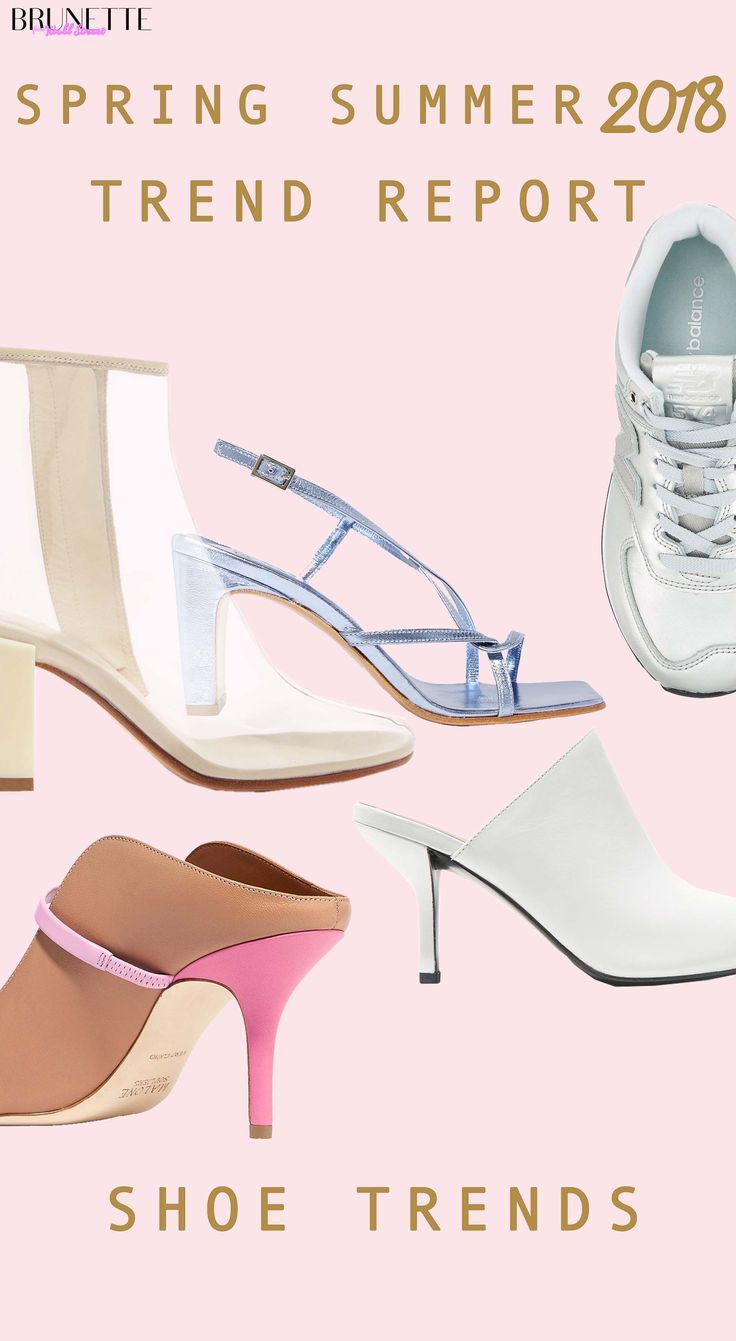 Fashion infographic : Fashion infographic : SPRING SUMMER 2018 SHOE ...