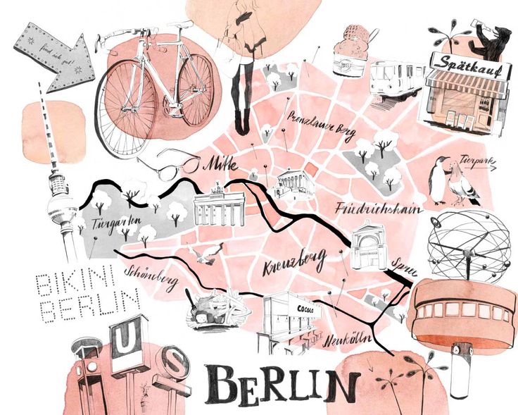 Travel infographic – Sehen Sie sich mein @Behance-Projekt an: „Berlin ...