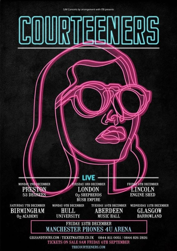 Business infographic : The Courteeners Concert Event Poster Example ...
