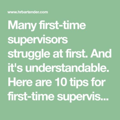 Management : 10 Tips For First-Time Supervisors | InfographicNow.com ...