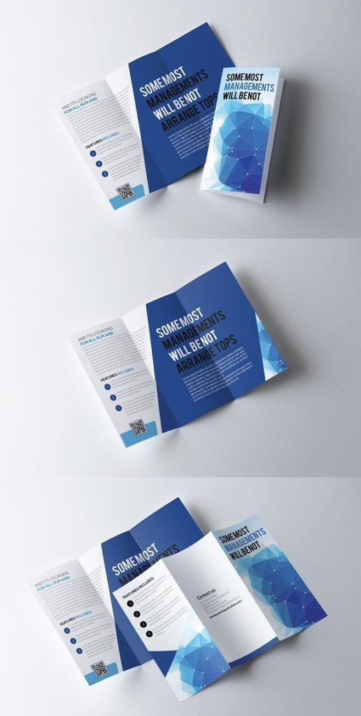 Medical infographic : Business Trifold Brochure Template. Medical ...