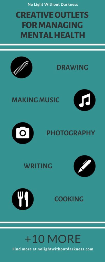 Health infographic : Creative Outlets for Managing Mental Health ...