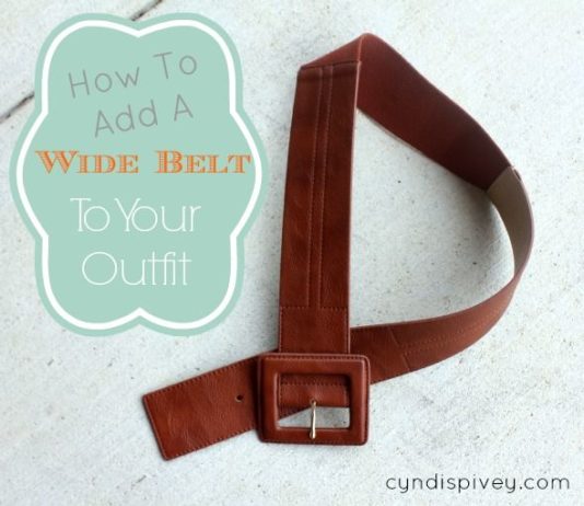 Fashion infographic : How To Add A Wide Belt To Your Outfit ...