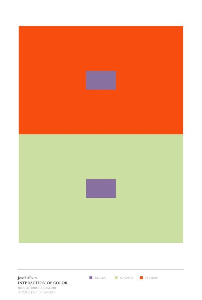 Psychology : Psychology : COLOR RELATIVITY-josef albers interaction of ...
