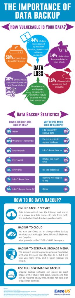 Statistics infographic : The Importance Of Data Backup [Infographic ...