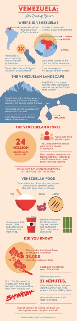 Travel infographic – 35 Interesting Facts about Venezuela ...