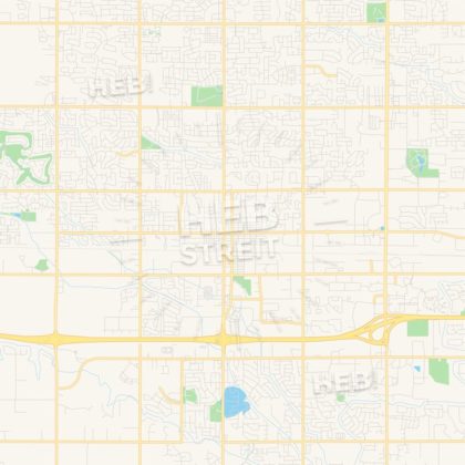 Travel infographic - Empty vector map of Meridian, Idaho, USA ...