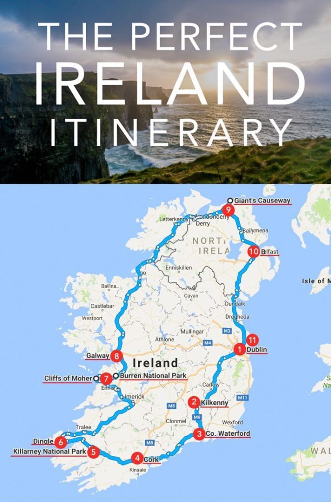 Travel infographic - The Perfect Ireland Itinerary - InfographicNow.com ...