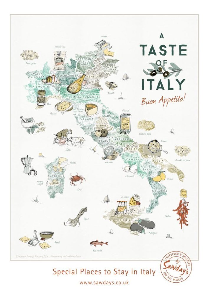Travel infographic – Travel infographic – An illustrated map of Italy’s ...
