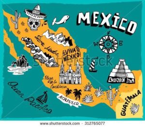 Travel infographic – Travel infographic – Illustrated map of Mexico ...