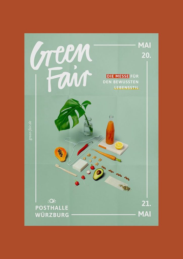 Business infographic : Green Fair Natural Event Poster Example ...