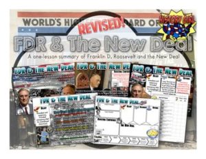 Educational infographic : F.D.R. & The New Deal: PowerPoint and Student ...
