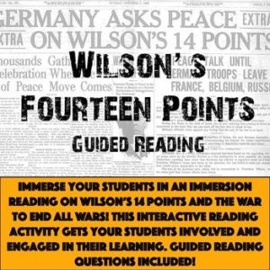 Educational infographic : World War I - Woodrow Wilson's 14 Points ...
