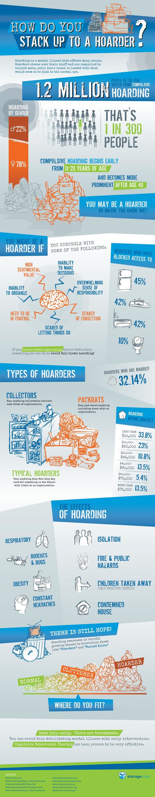 Statistics infographic : Hoarding Statistics Infographic – How do you ...