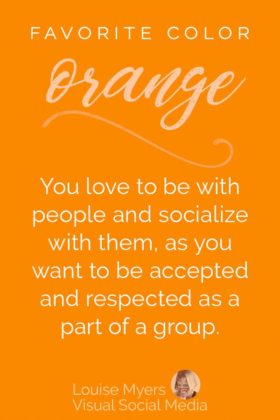 Psychology : Favorite color ORANGE? Your color personality is: You love ...