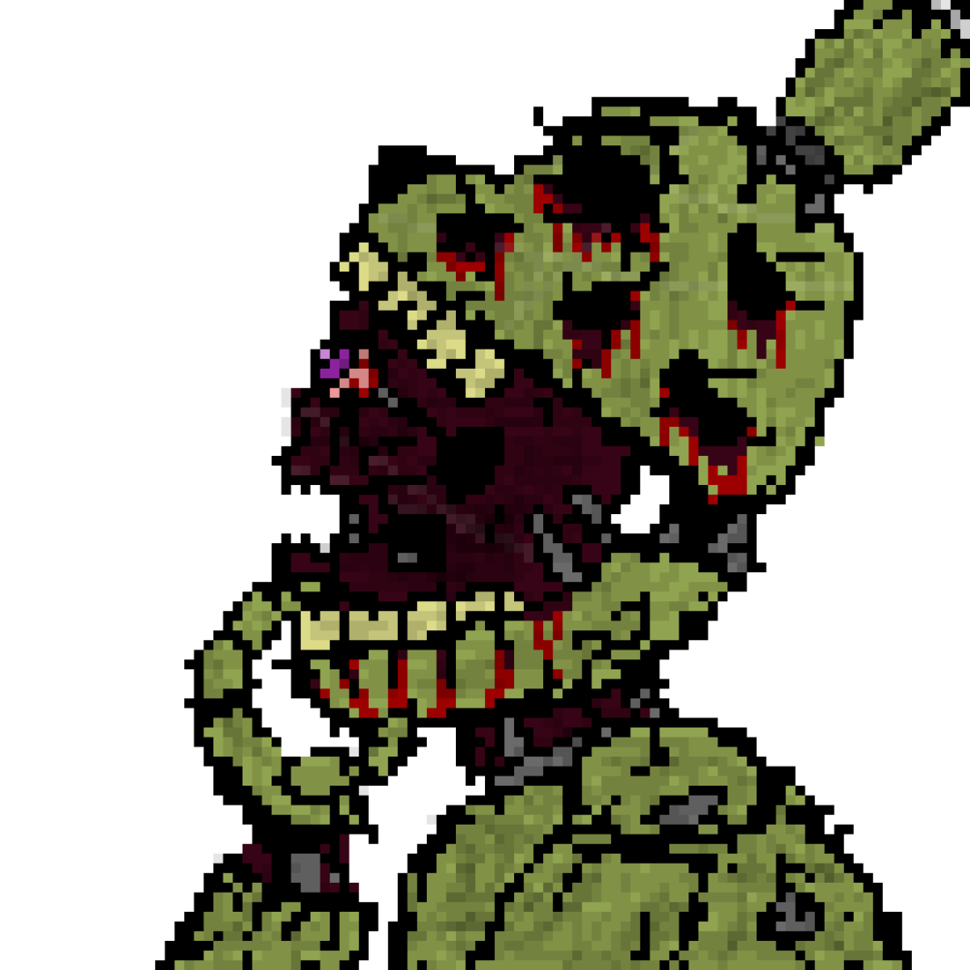 fnaf pixel art – Pixilart – SpringTrap | InfographicNow.com | Your ...